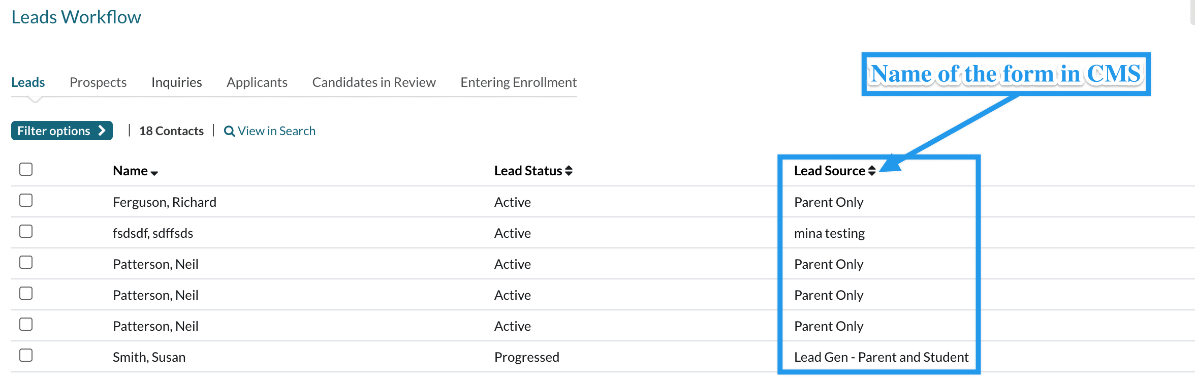 Finalsite Leadflow – Finalsite Support