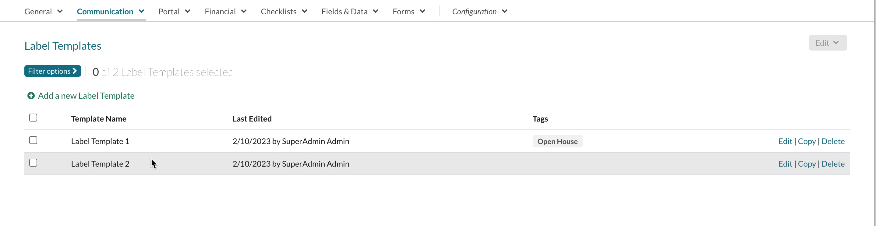 Labels: How to Create, Manage, and Generate – SchoolAdmin