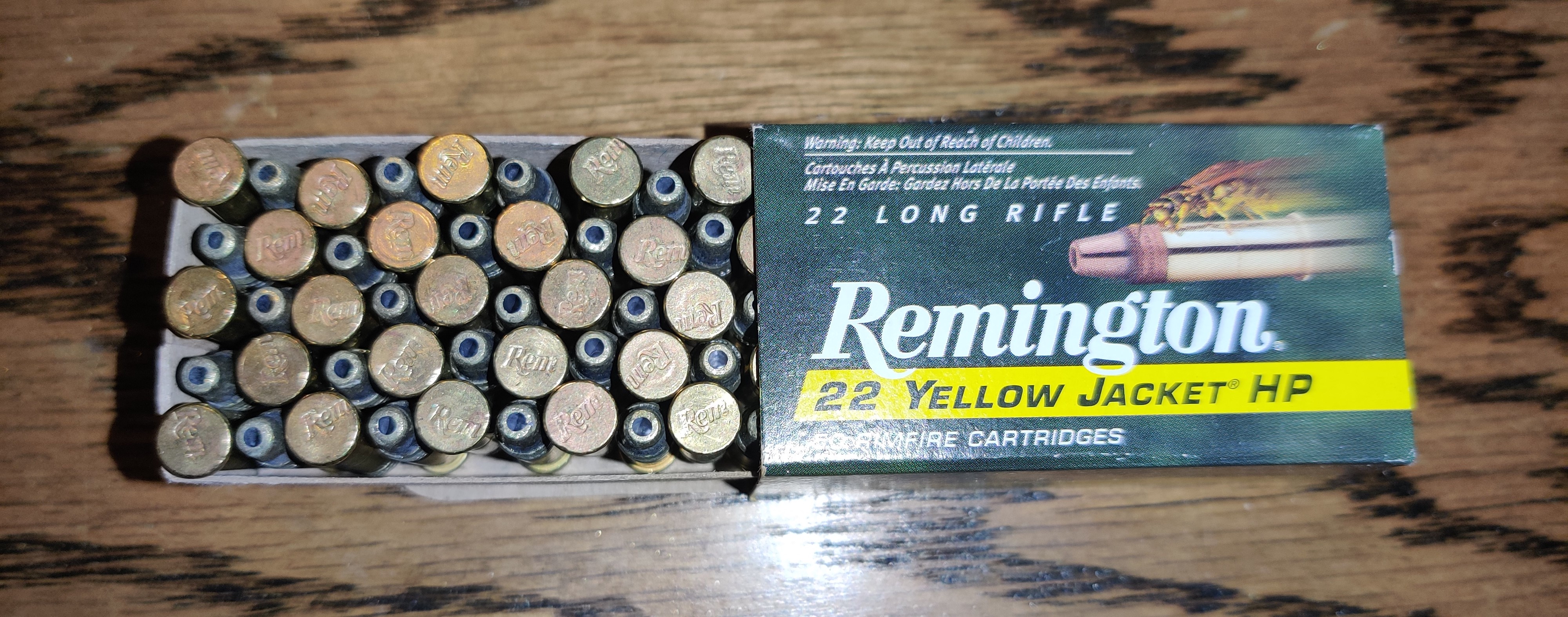 2000 .22LR Remington Yellow Jacket HP 33 Grain Hollow Point - Free ...