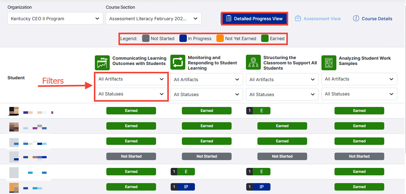 Cohort Dashboard Overview for Faculty and Coach Roles – BloomBoard