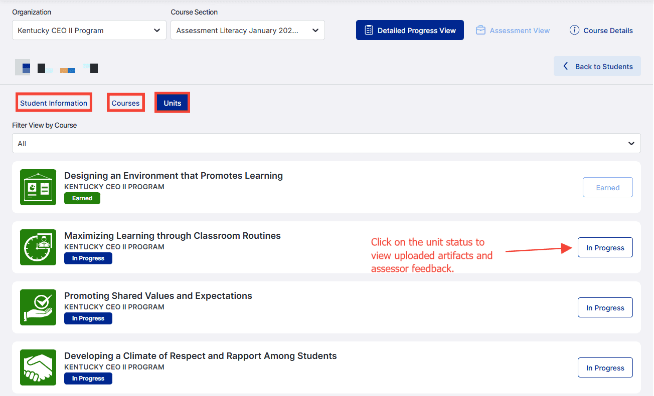 Cohort Dashboard Overview for Faculty and Coach Roles – BloomBoard